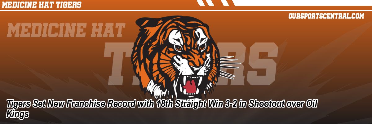 Tigers Set New Franchise Record with 18th Straight Win 3-2 in Shootout ...