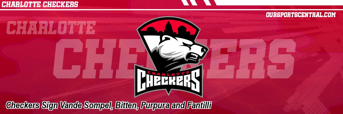 Checkers Sign Vande Sompel, Bitten, Purpura and Fantilli - OurSports ...