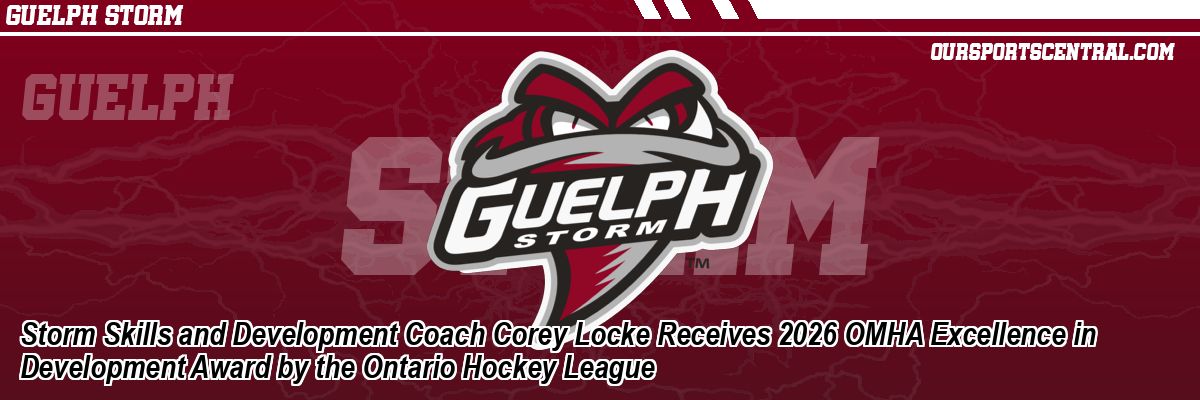 Storm Skills and Development Coach Corey Locke Receives 2026 OMHA ...